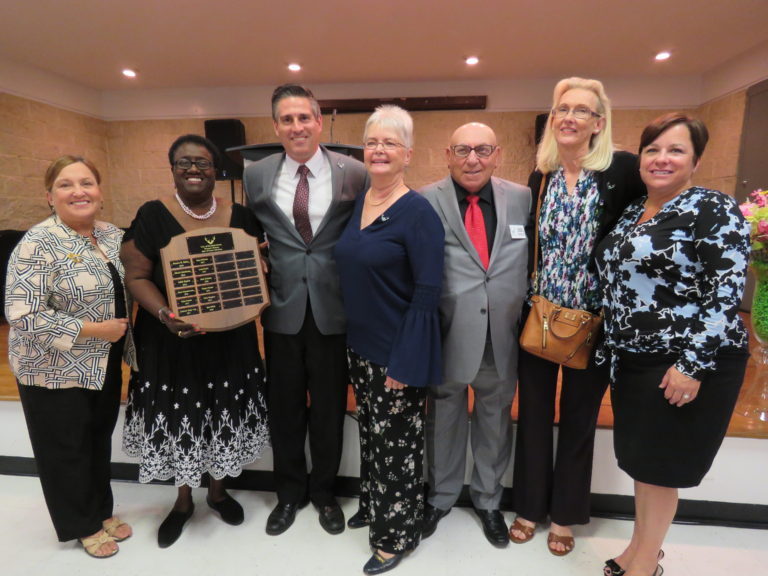 TOP- Women’s History Hall Of Fame recipients with commissioners (L to R ...